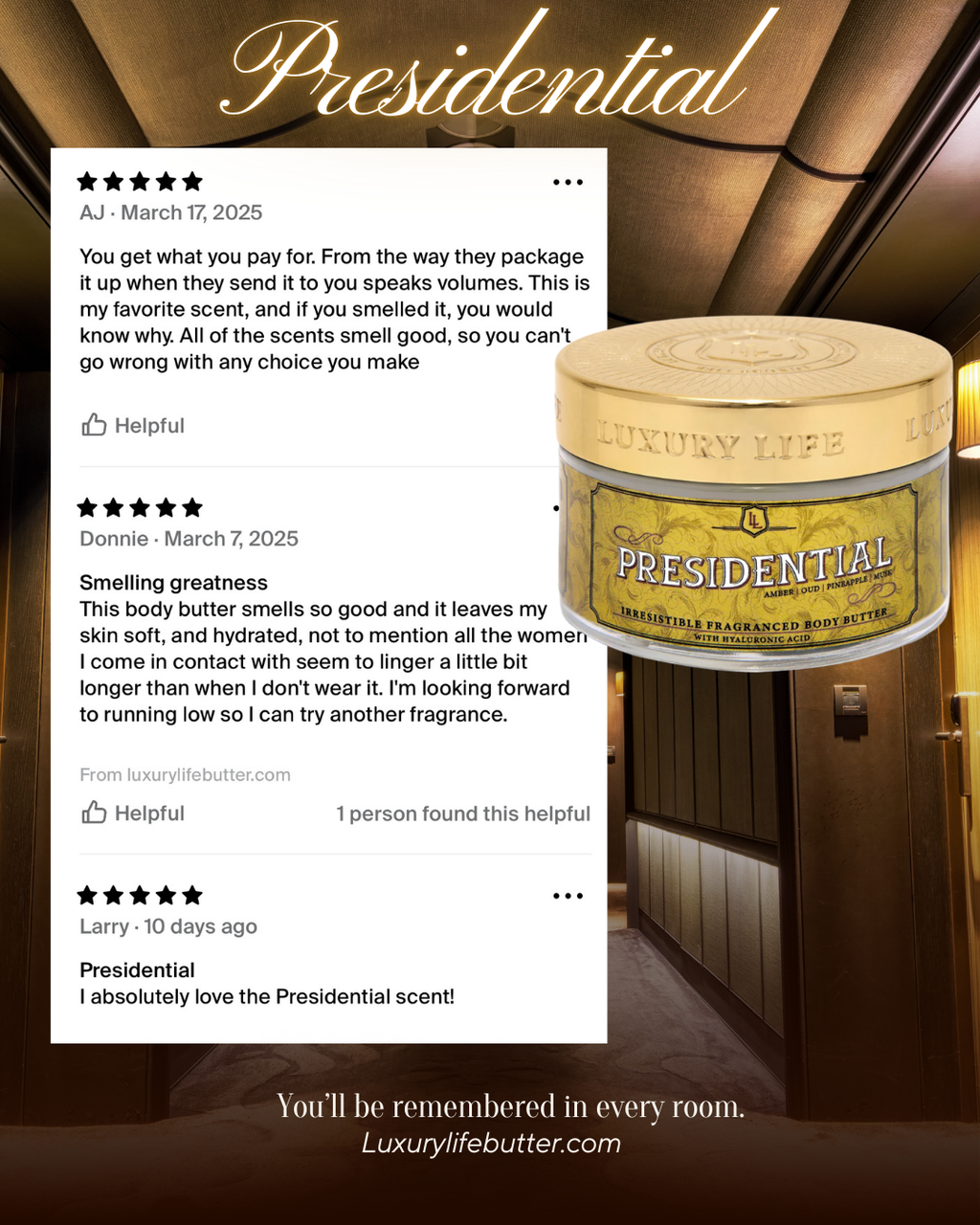 Presidential Body Butter | Bold, Masculine Scented Butter – Luxury Life